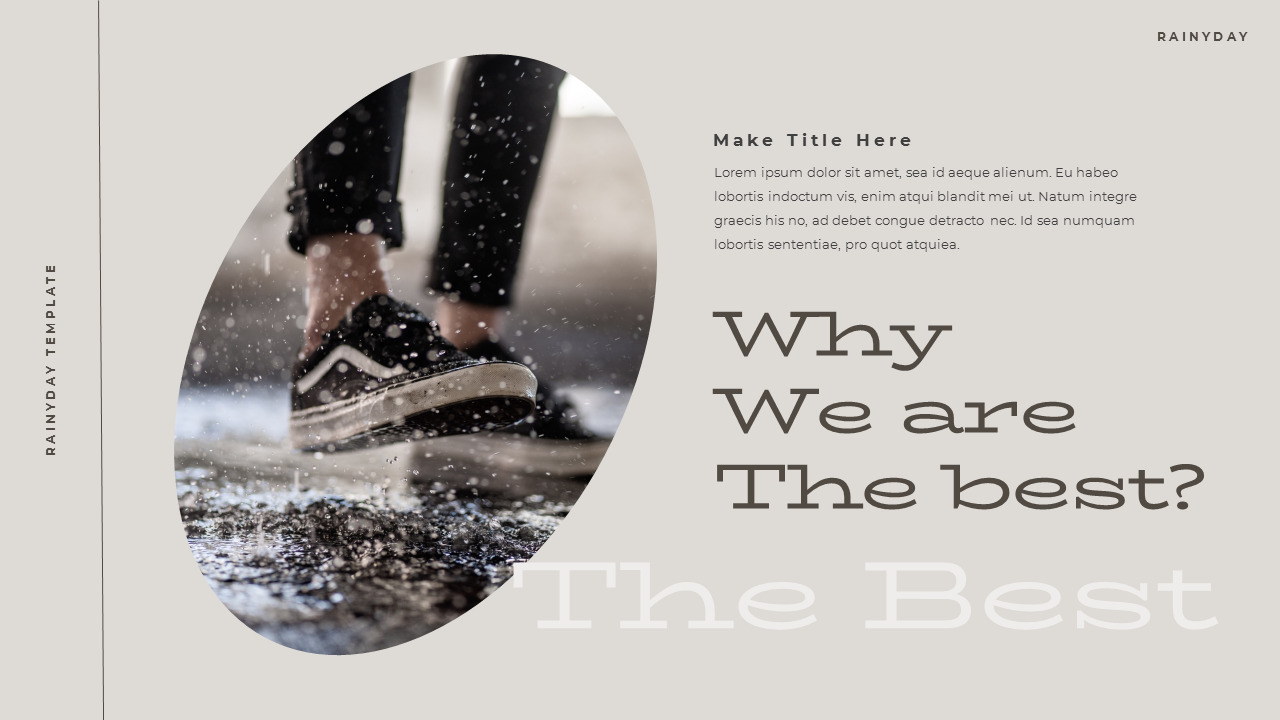 Rainy Day google slides template download|Lifestyle