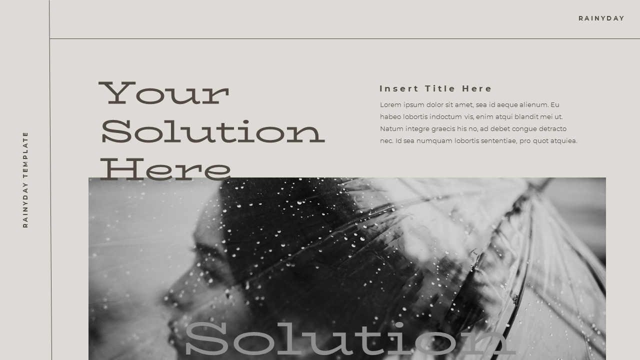 Rainy Day google slides template download|Lifestyle