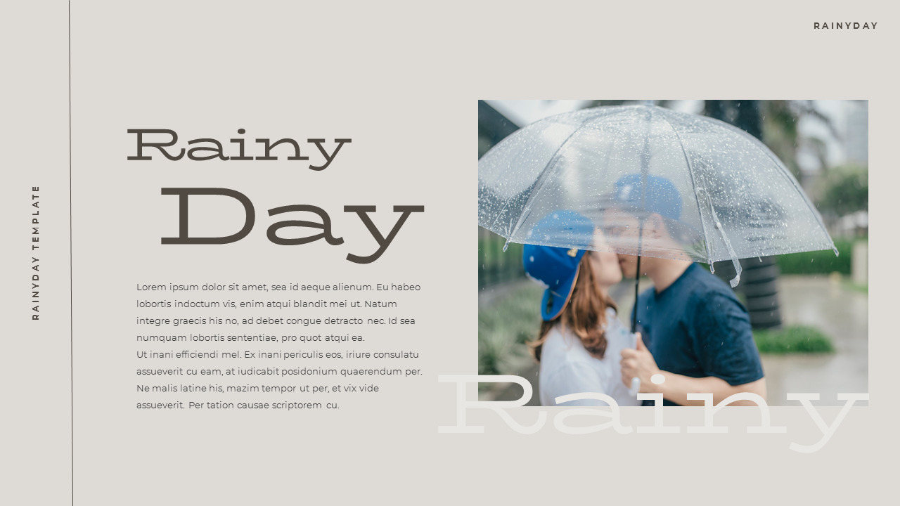 Rainy Day google slides template download|Lifestyle