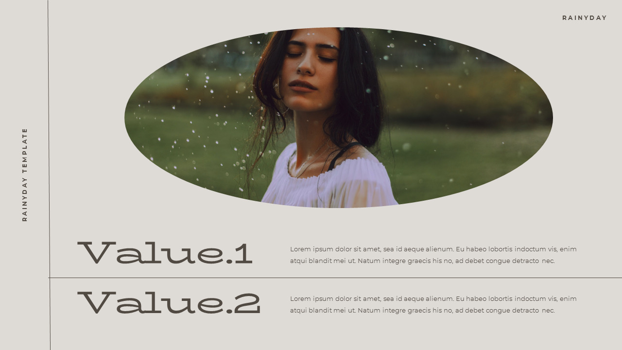 Rainy Day google slides template download|Lifestyle