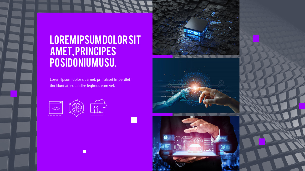 Digital Technology Theme PT Templates