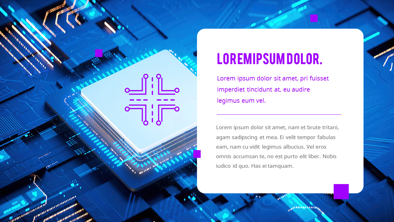 Digital Technology Theme PT Templates