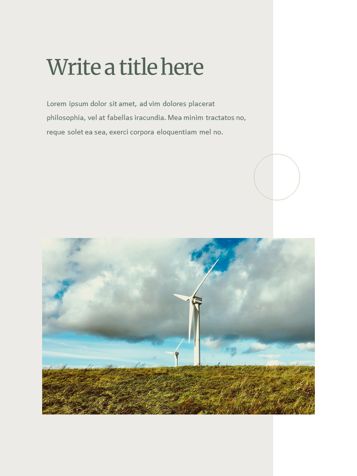 Green Energy google slides presentation slides