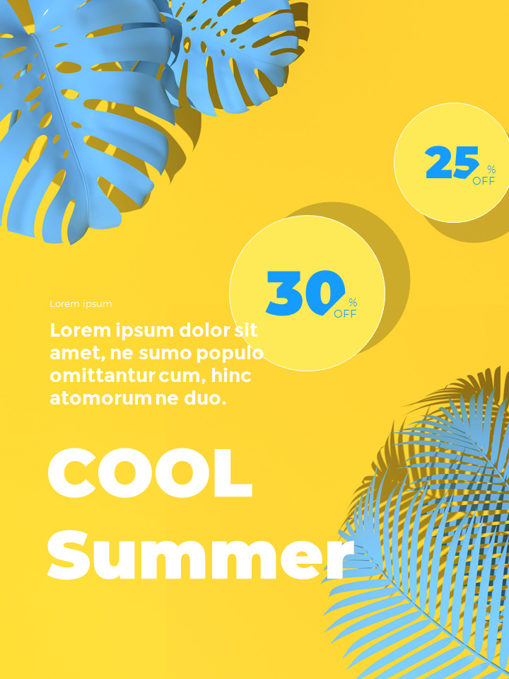Summer Cool Event presentation on google ppt