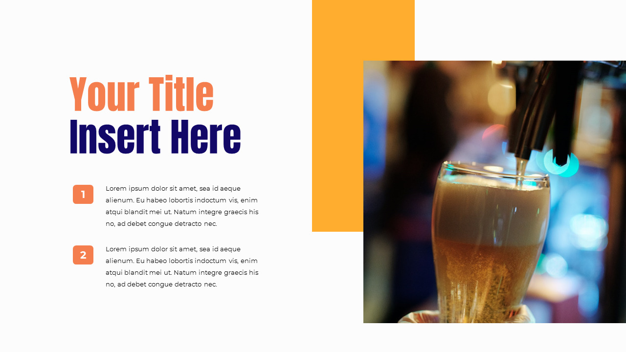 Beer Festival google slides template download|Lifestyle