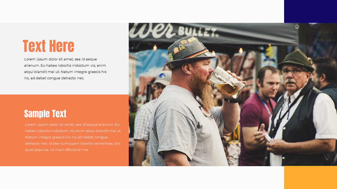 Beer Festival google slides template download|Lifestyle