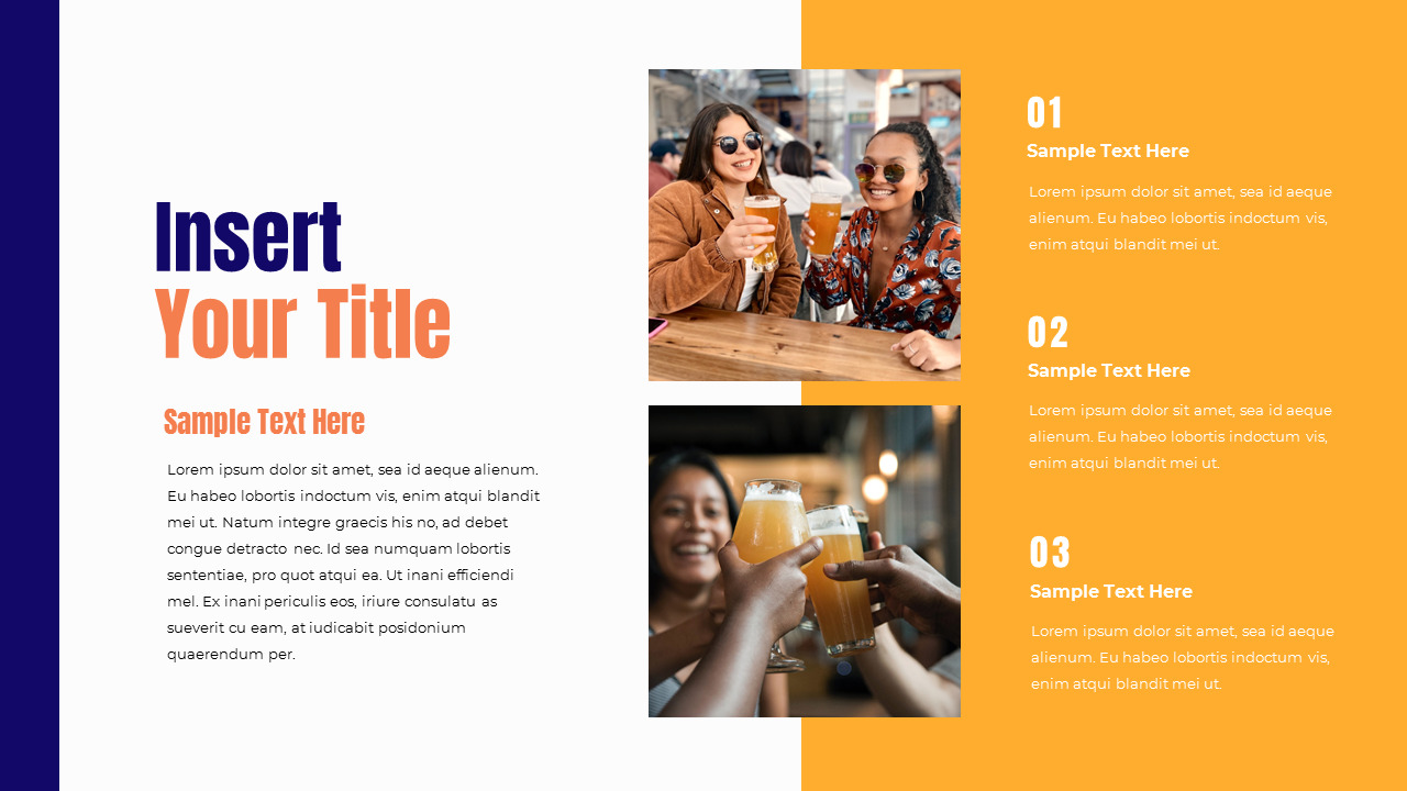 Beer Festival google slides template download|Lifestyle