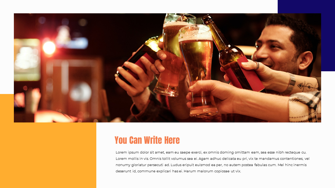 Beer Festival google slides template download|Lifestyle