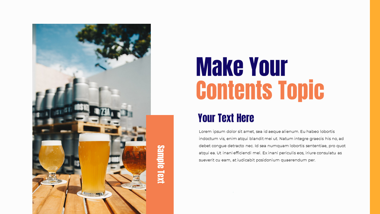 Beer Festival google slides template download|Lifestyle