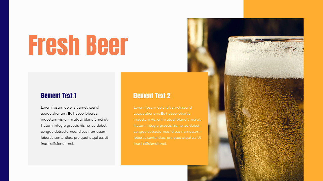 Beer Festival google slides template download|Lifestyle