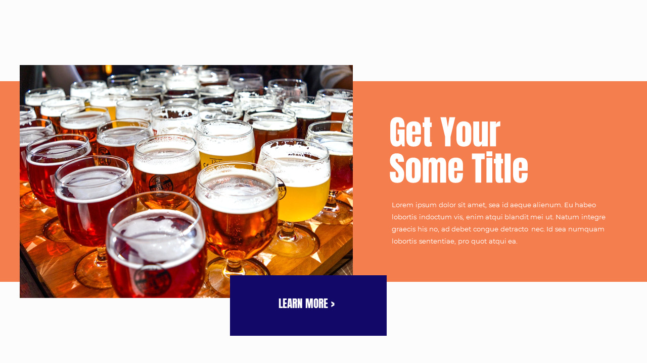 Beer Festival google slides template download|Lifestyle