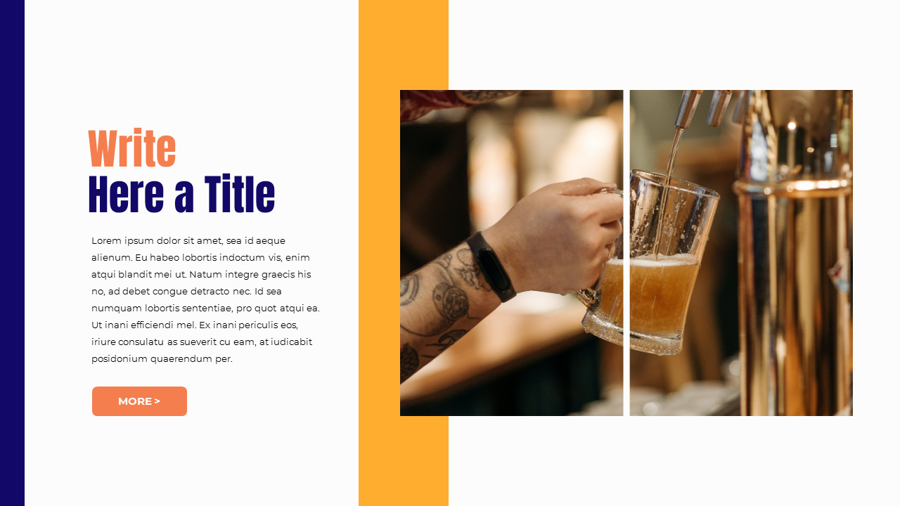 Beer Festival google slides template download|Lifestyle