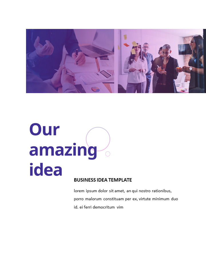 Business Idea slide designs