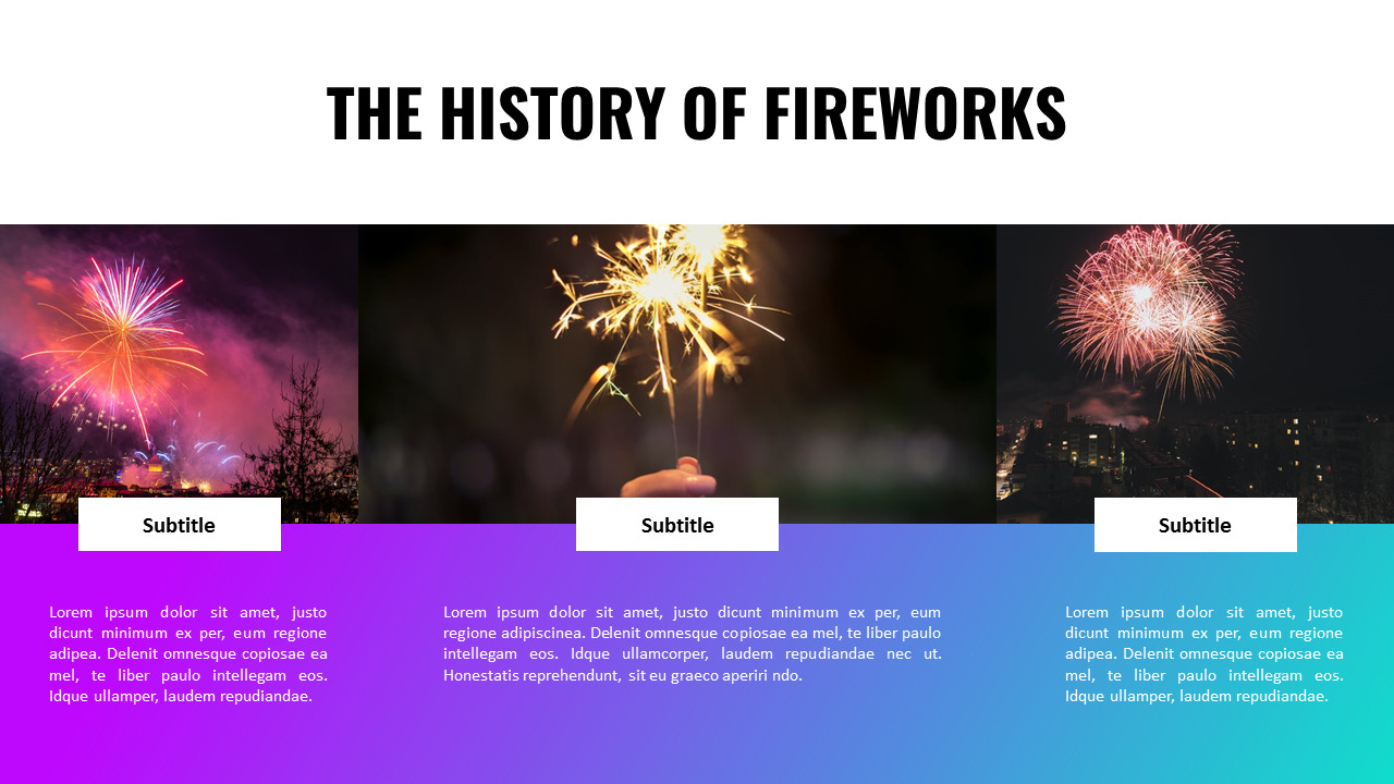 Fireworks Festival slide template|Lifestyle|Google