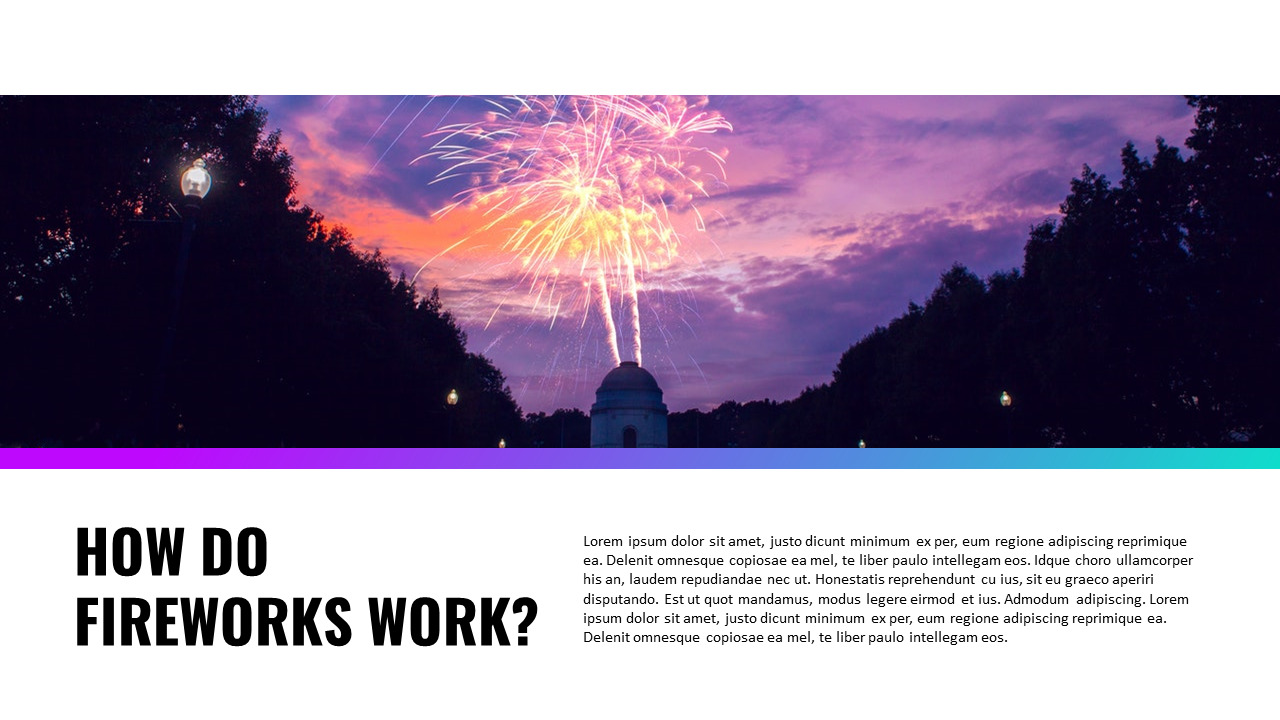 Fireworks Festival slide template|Lifestyle|Google