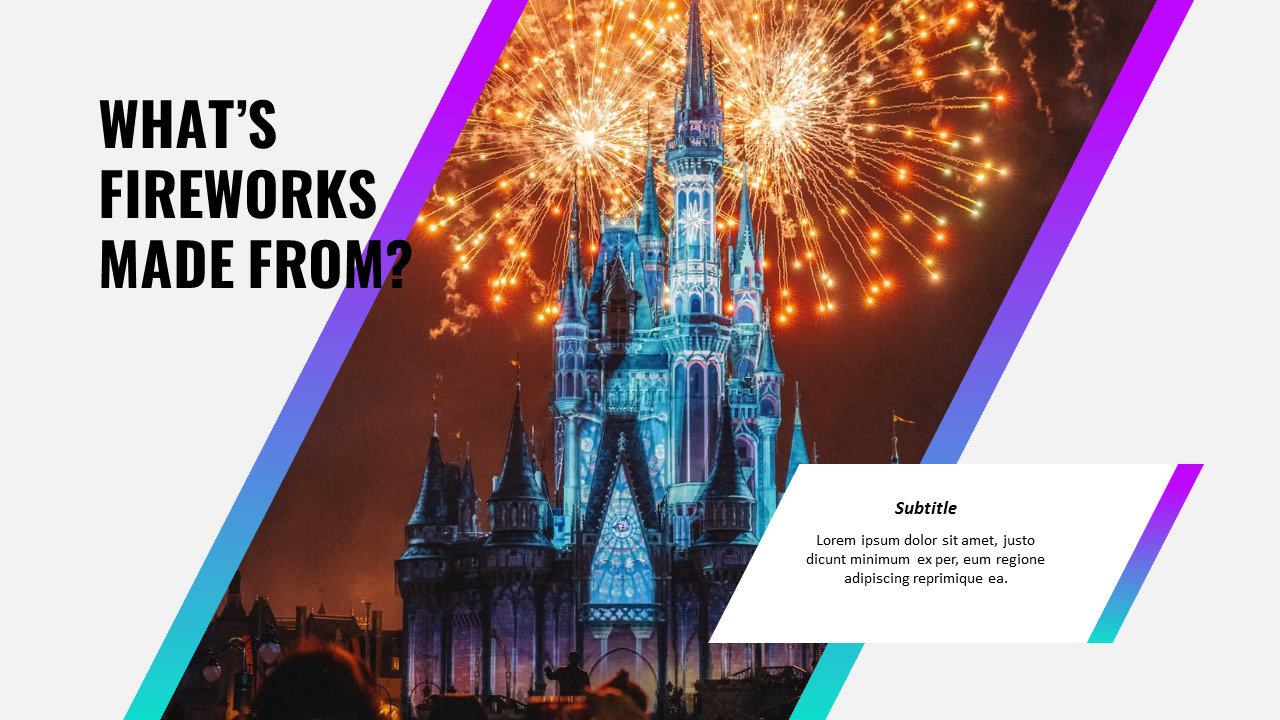 Fireworks Festival slide template|Lifestyle|Google
