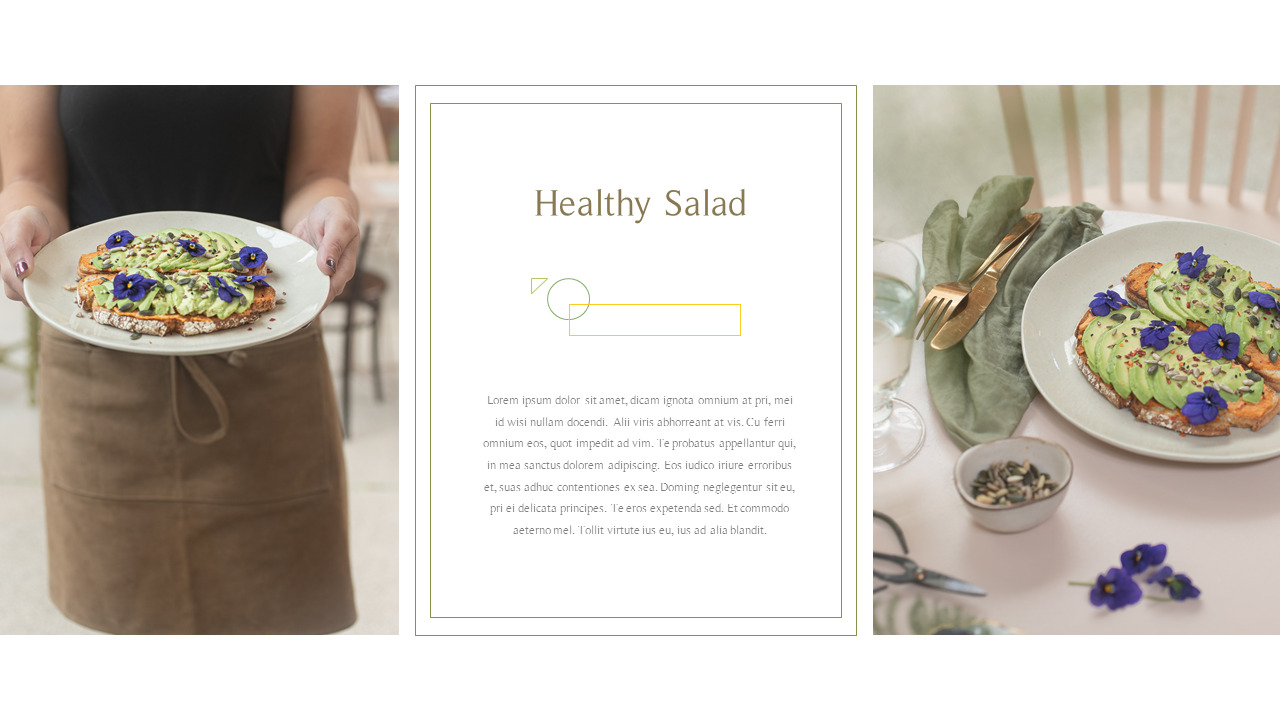 Salad Restaurant Best PowerPoint Templates|Lifestyle