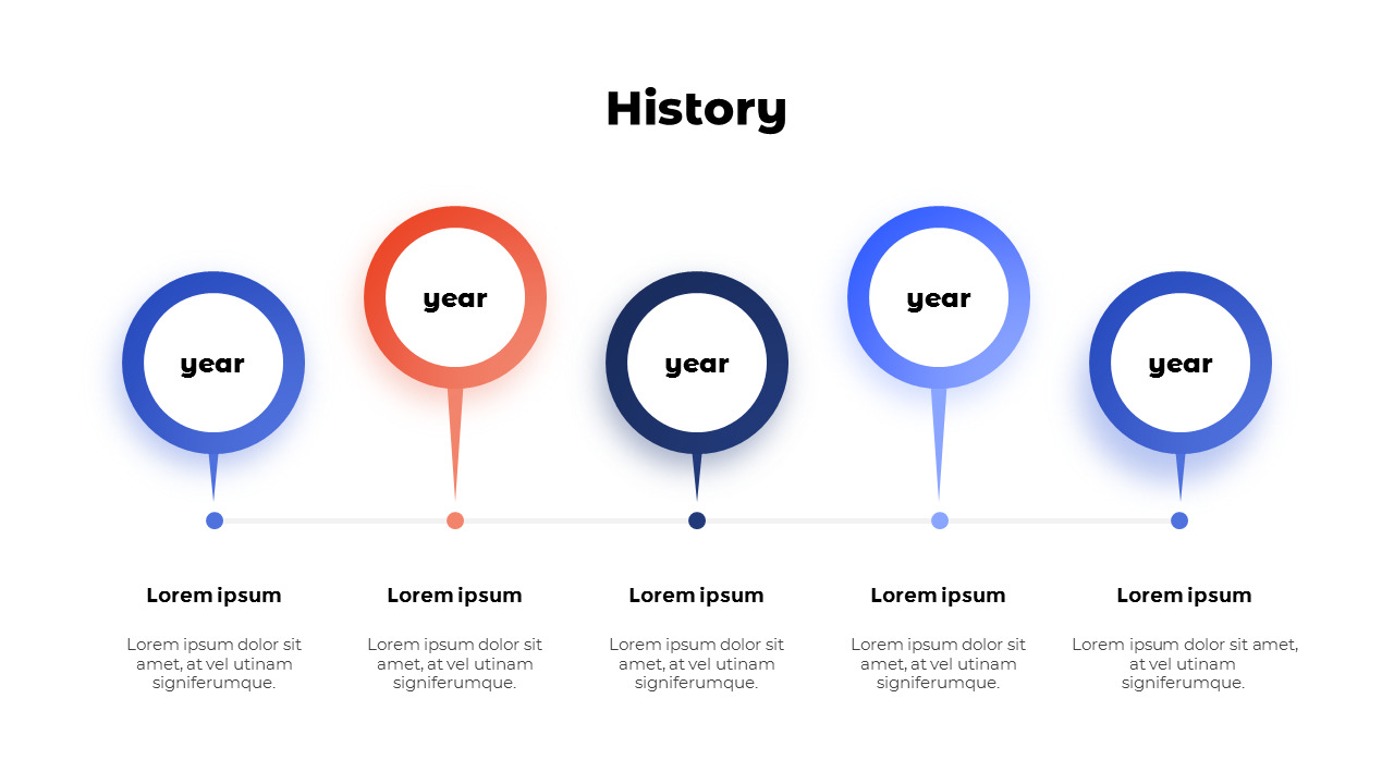 Simple Shapes Business Project document template design