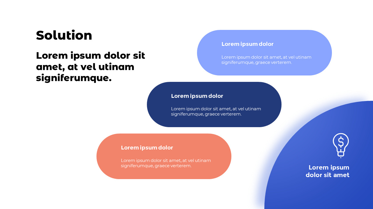 Simple Shapes Business Project document template design
