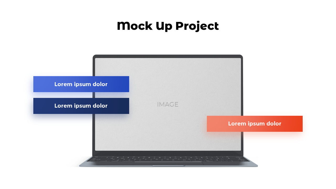 Simple Shapes Business Project document template design