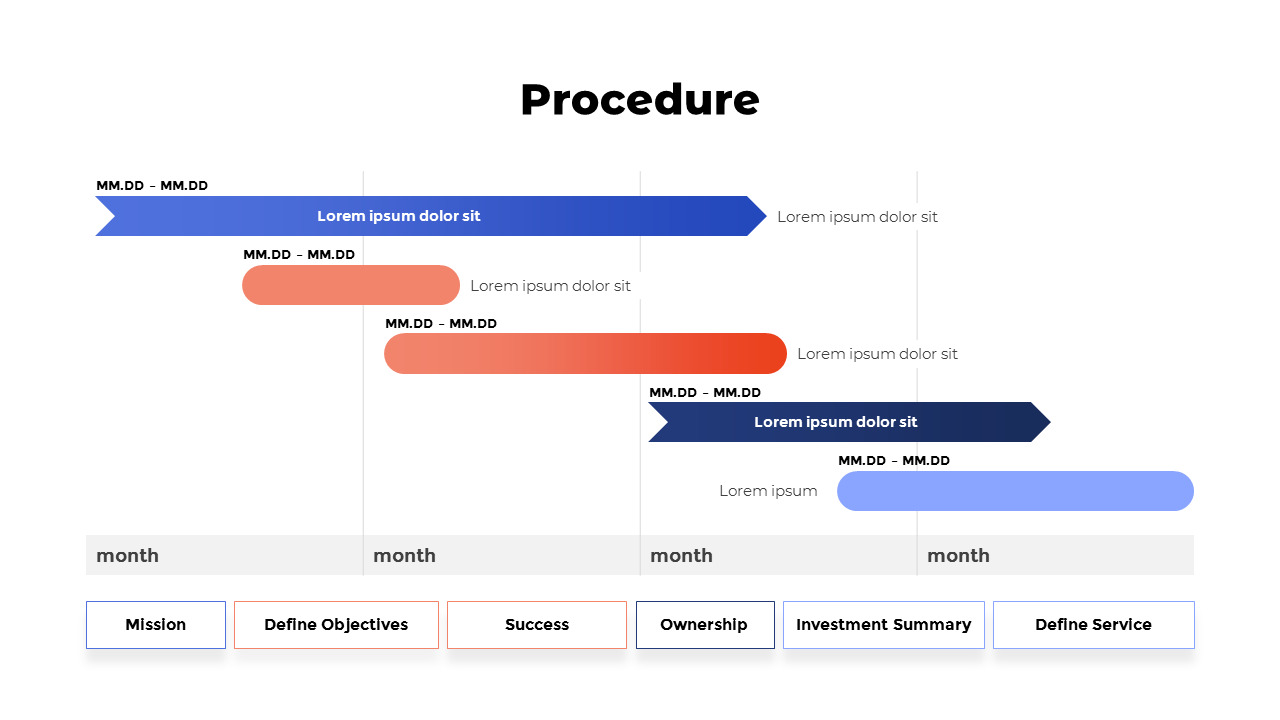 Simple Shapes Business Project document template design