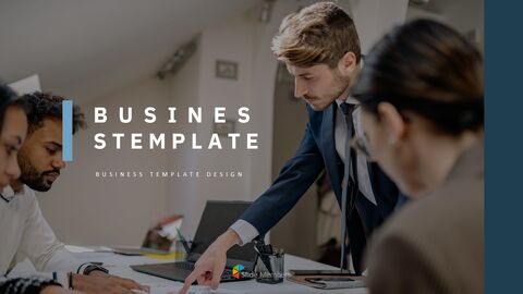 Free Blue Business Template - free google slides templates