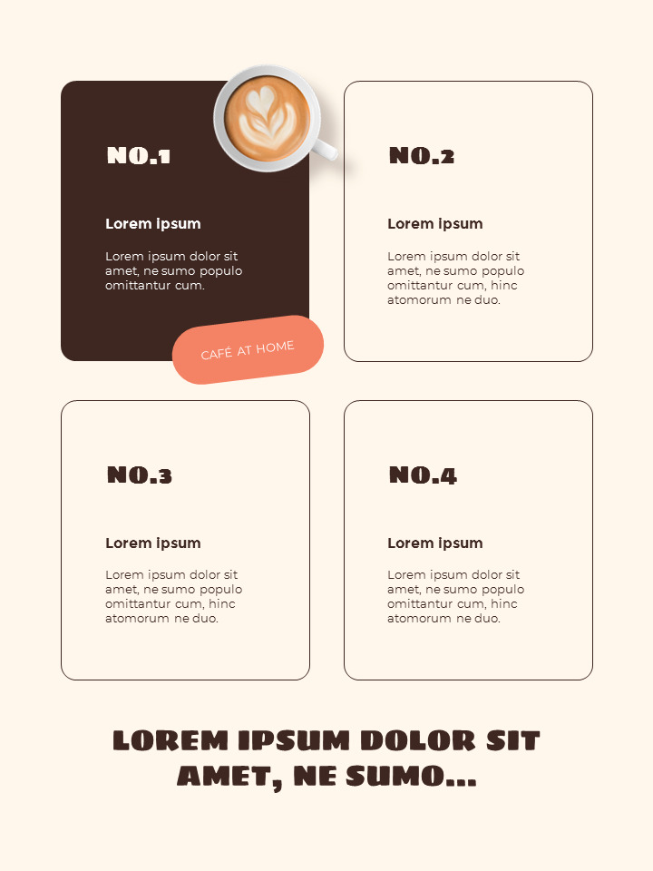 Café at Home Coffee Theme slideshare ppt