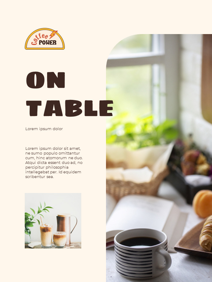 Café at Home Coffee Theme slideshare ppt
