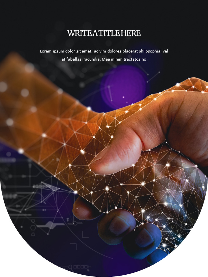 Digital Technology good google slides template