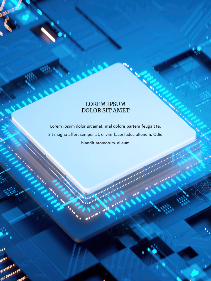 Digital Technology good google slides template