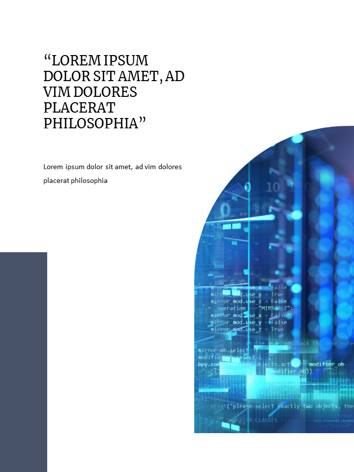 Digital Technology good google slides template