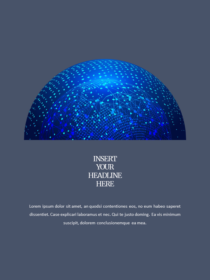 Digital Technology good google slides template