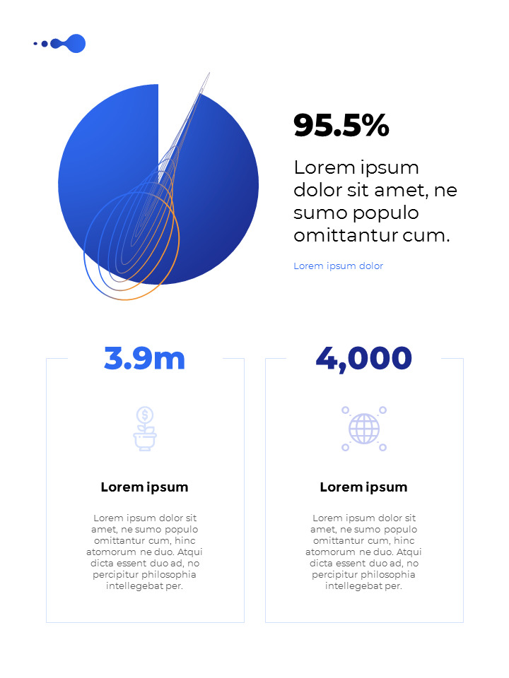 Abstract Design Business Report Presentation Design