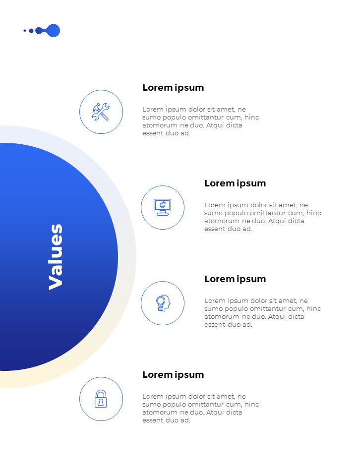 Abstract Design Business Report Presentation Design