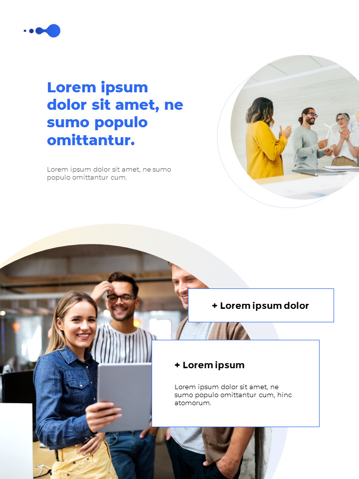 Abstract Design Business Report Presentation Design