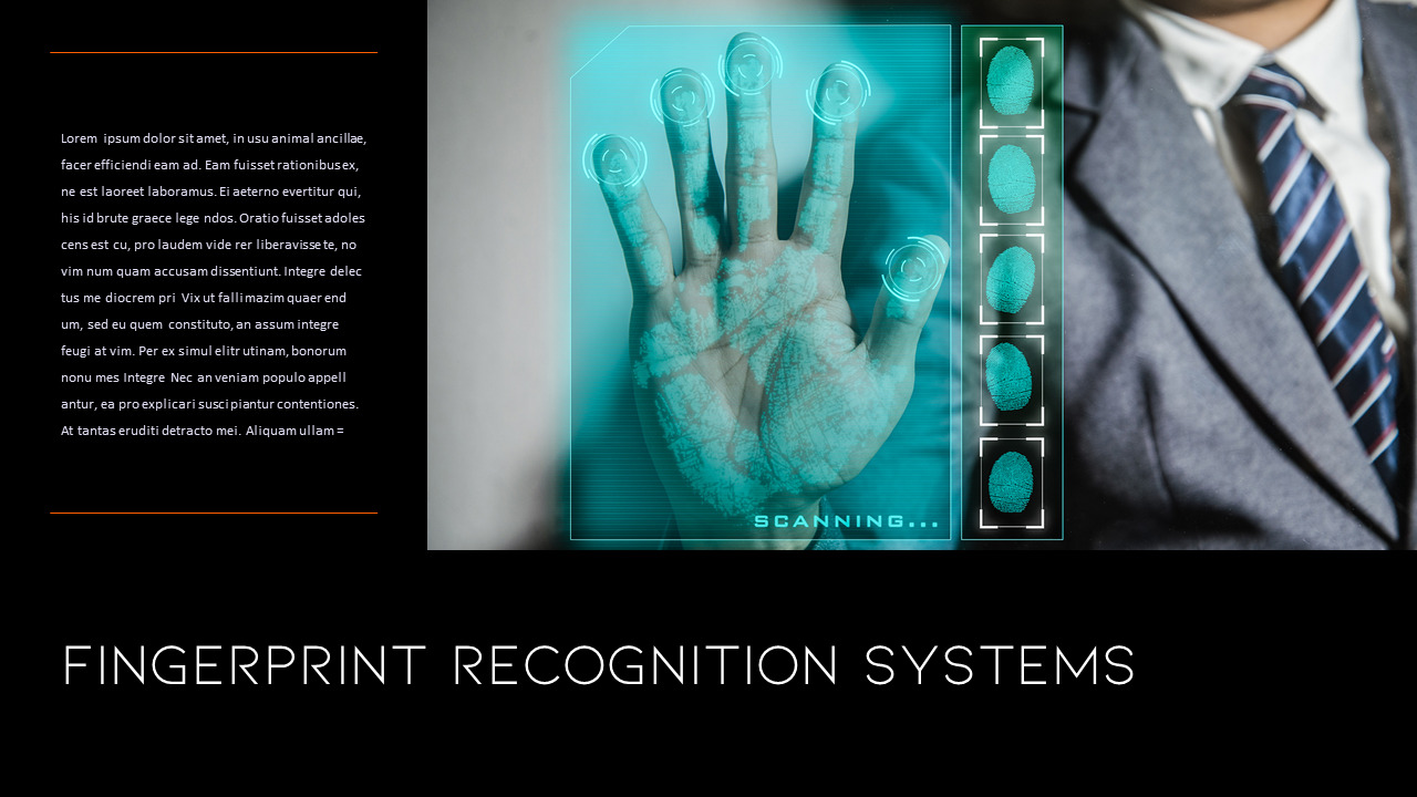 Biometric Authentication PowerPoint Templates for Presentation