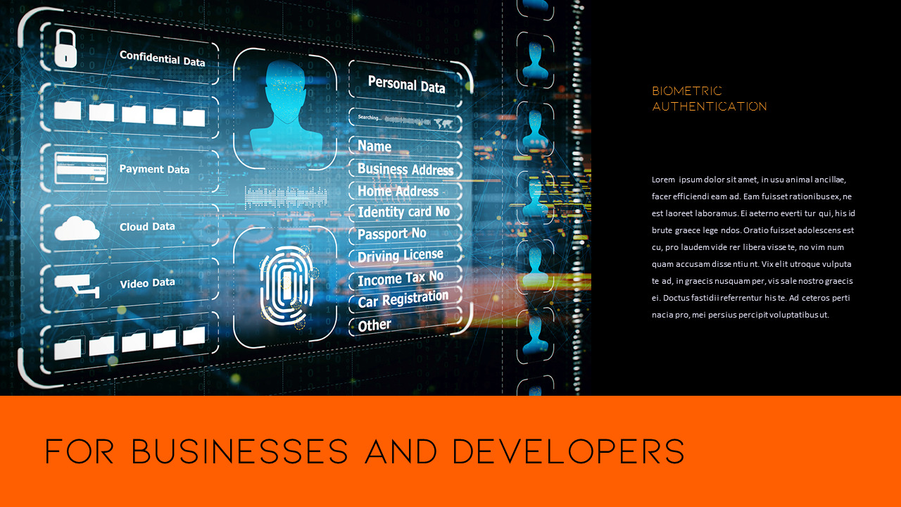Biometric Authentication Powerpoint Templates For Presentation