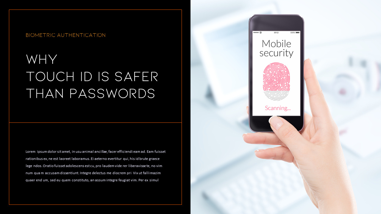 Biometric Authentication Powerpoint Templates For Presentation
