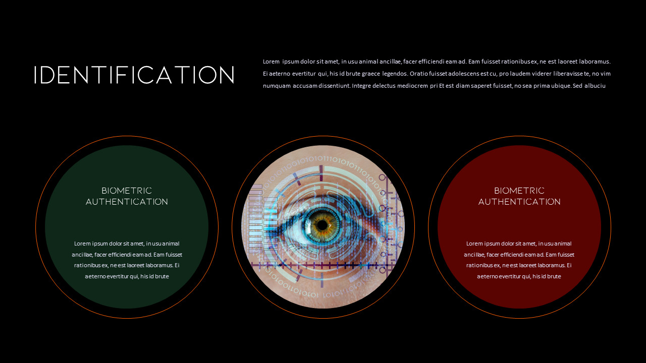 Biometric Authentication PowerPoint Templates for Presentation