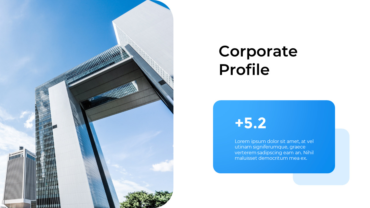 Corporate Introduction Easy PPT Template