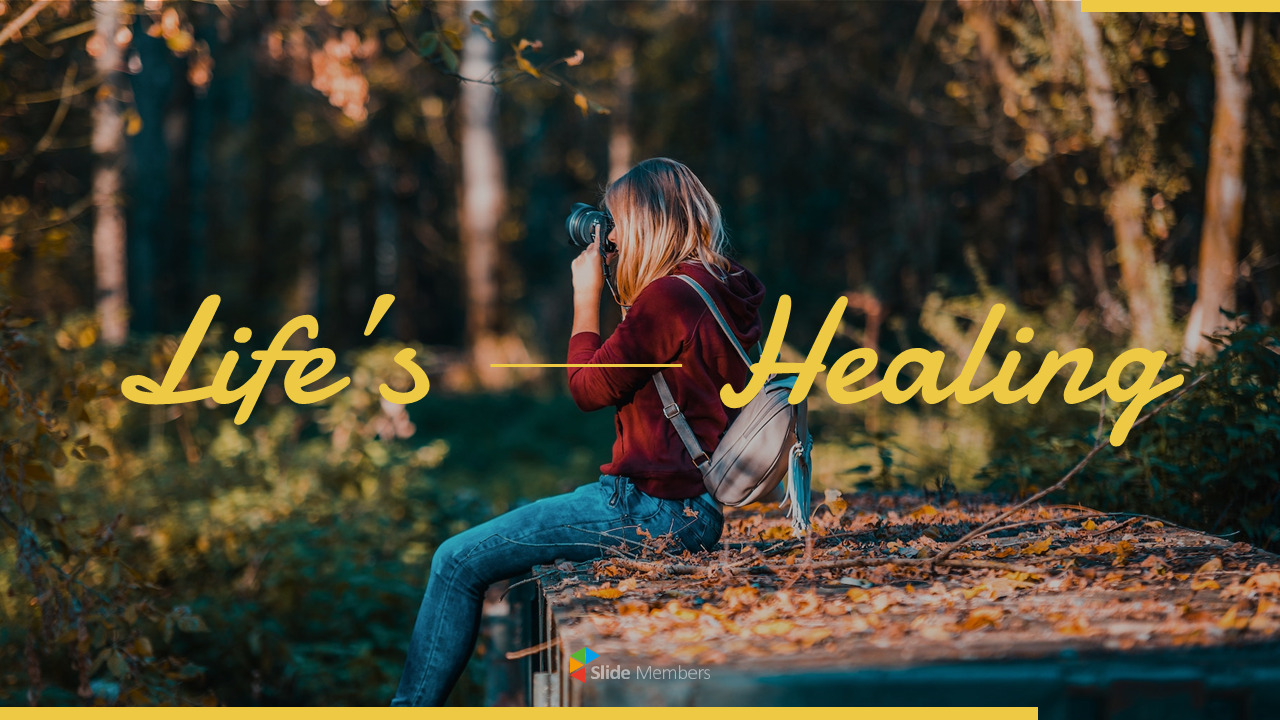 Life's Healing Presentation Templates|Lifestyle|PPT