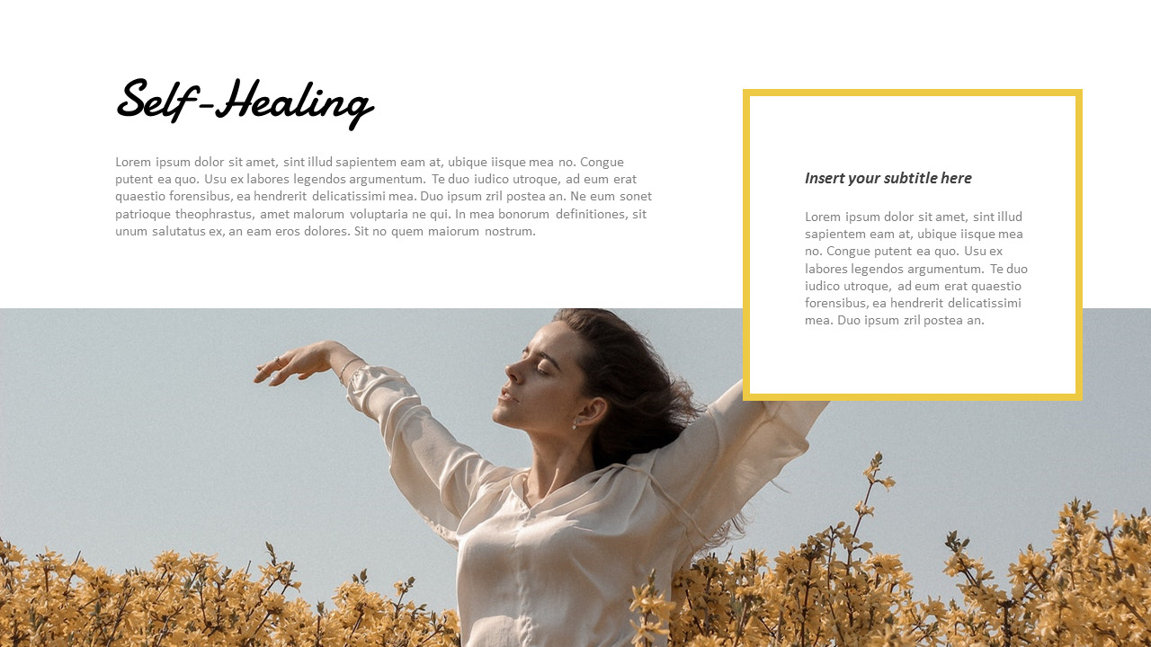 Lifes Healing Presentation Templates|Lifestyle|PPT