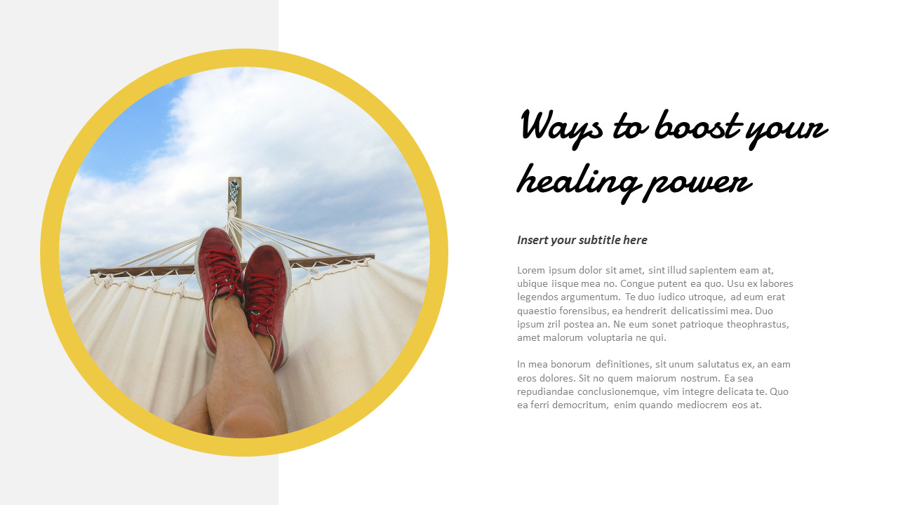 Lifes Healing Presentation Templates|Lifestyle|PPT