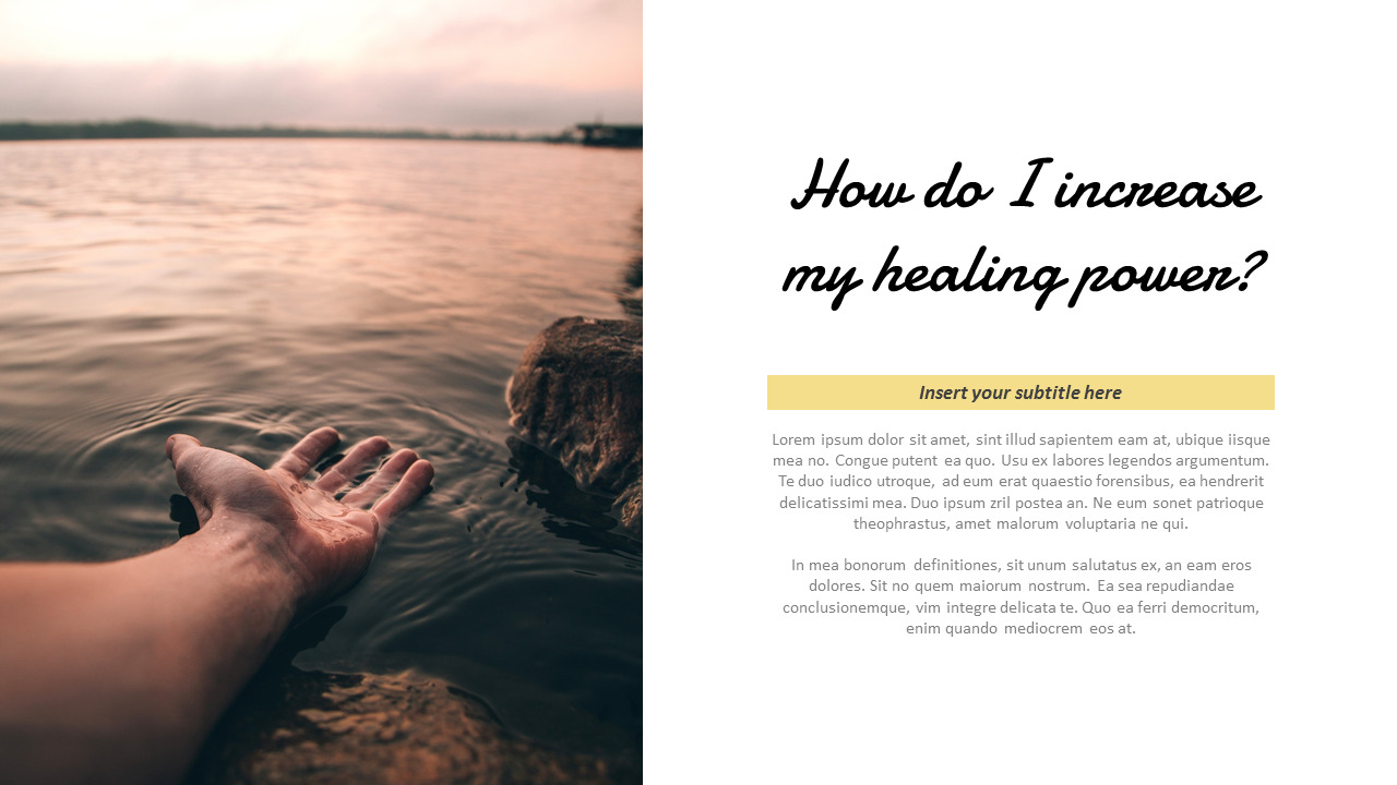 Lifes Healing Presentation Templates|Lifestyle|PPT