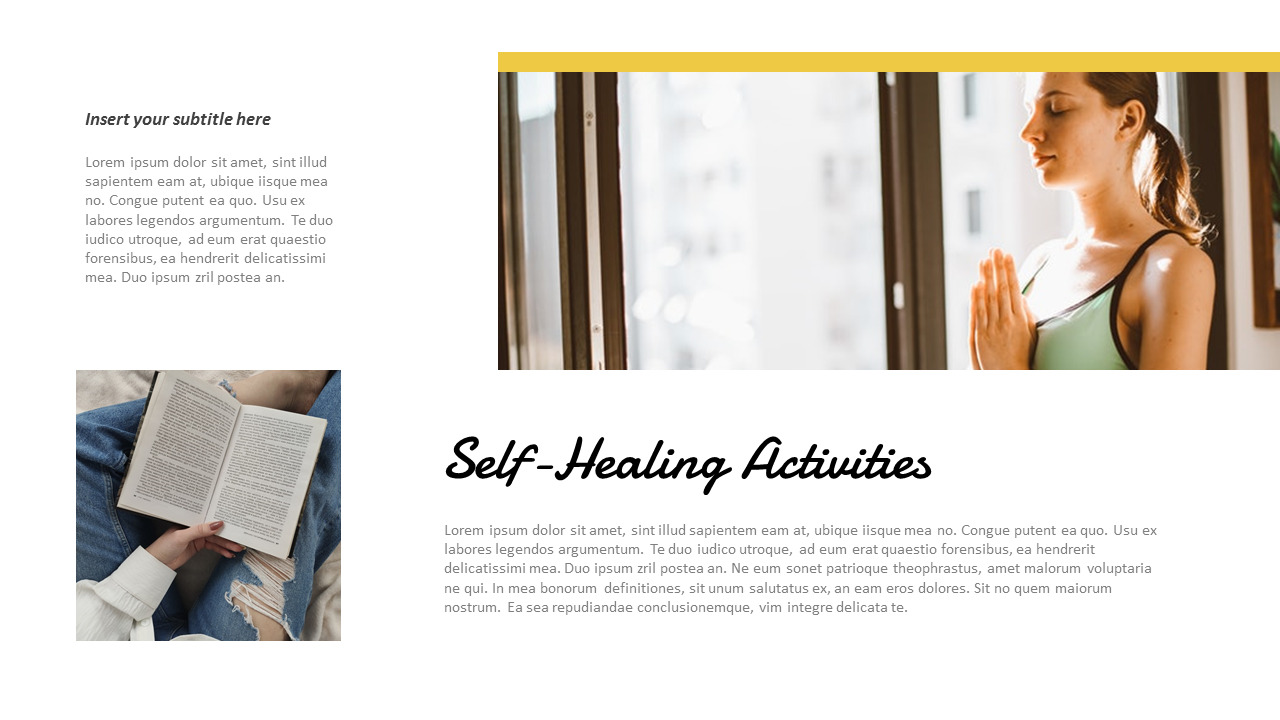 Lifes Healing Presentation Templates|Lifestyle|PPT