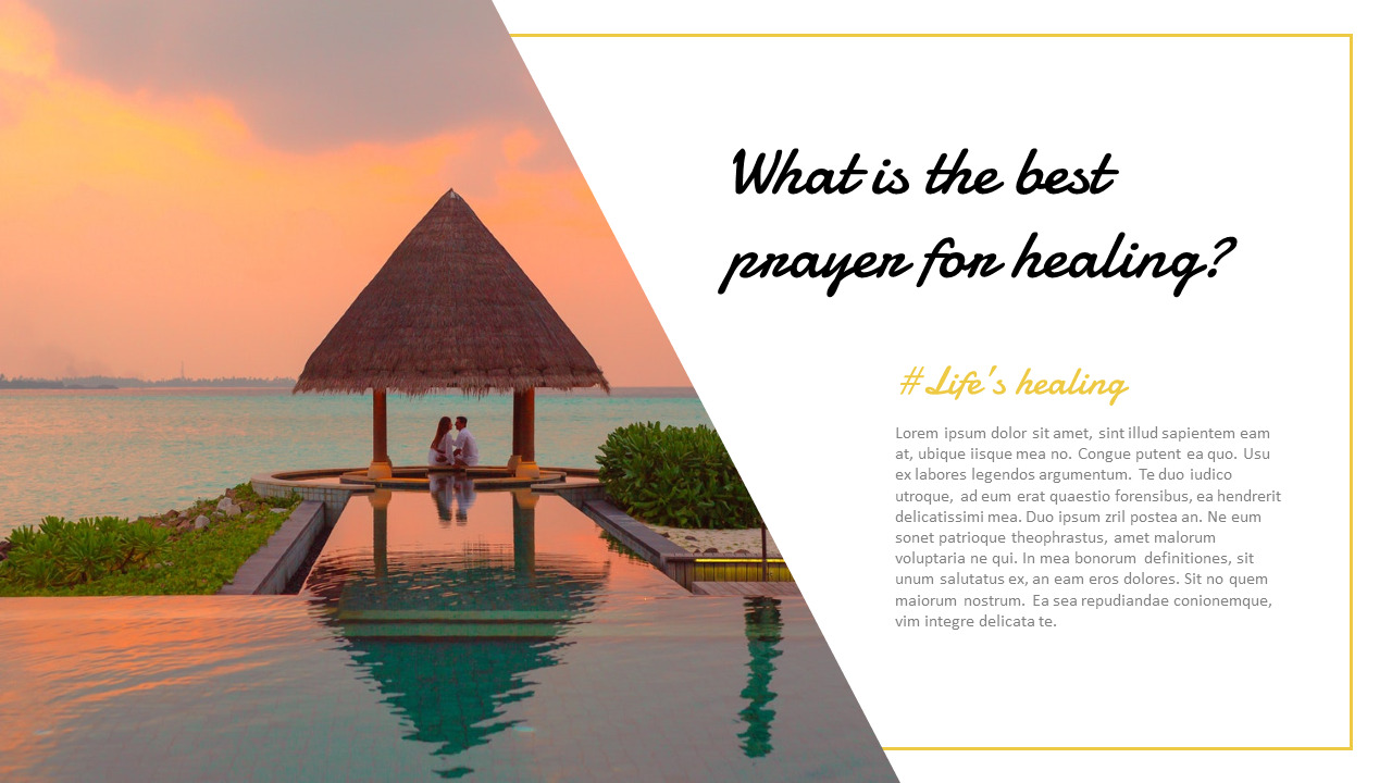 Lifes Healing Presentation Templates|Lifestyle|PPT