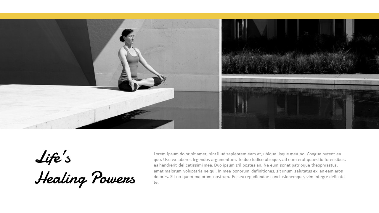 Lifes Healing Presentation Templates|Lifestyle|PPT