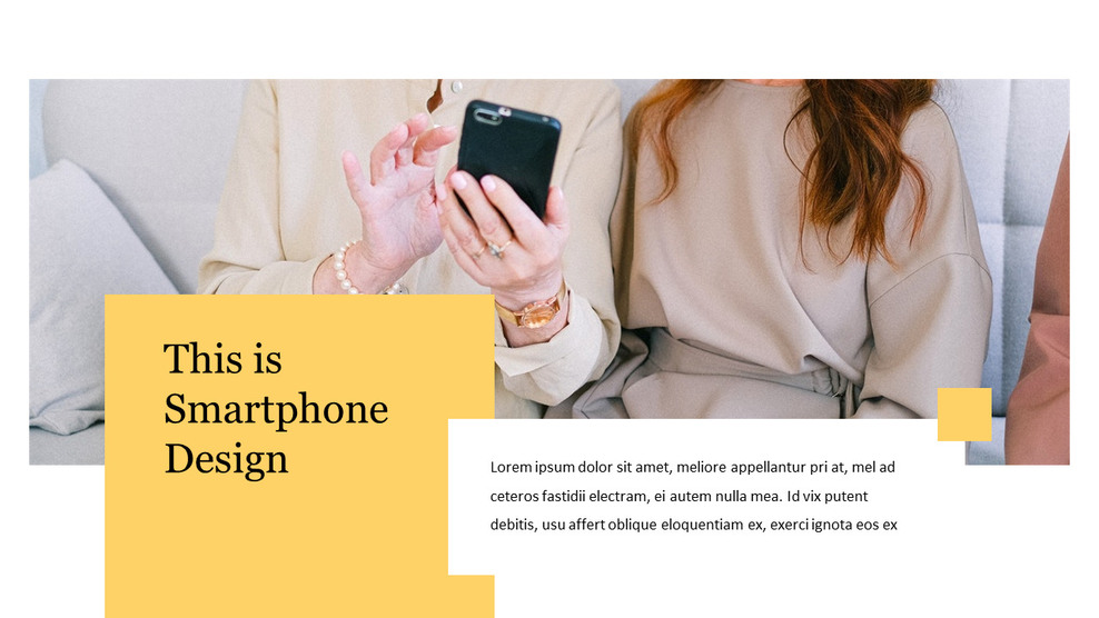Smartphone designs for powerpoint|IT/Commerce|Templates