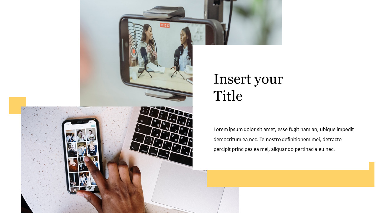 Smartphone designs for powerpoint|IT/Commerce|Templates