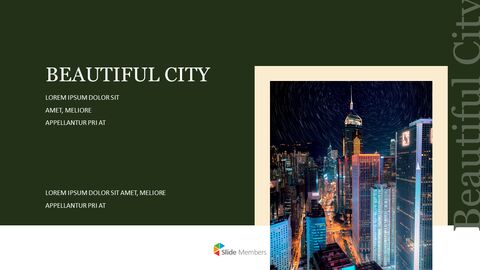 Beautiful City Simple Google Presentation|Construction|Slides